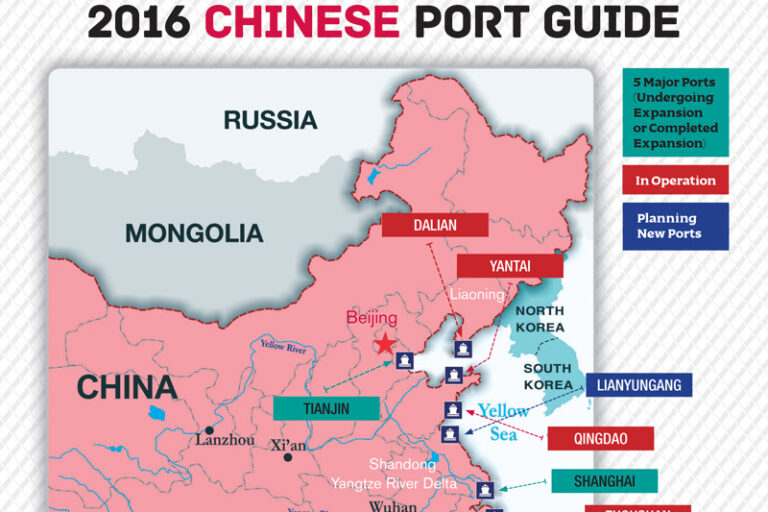 Cruise Industry News 2016 Map Guide to Chinese Ports - Cruise Industry ...