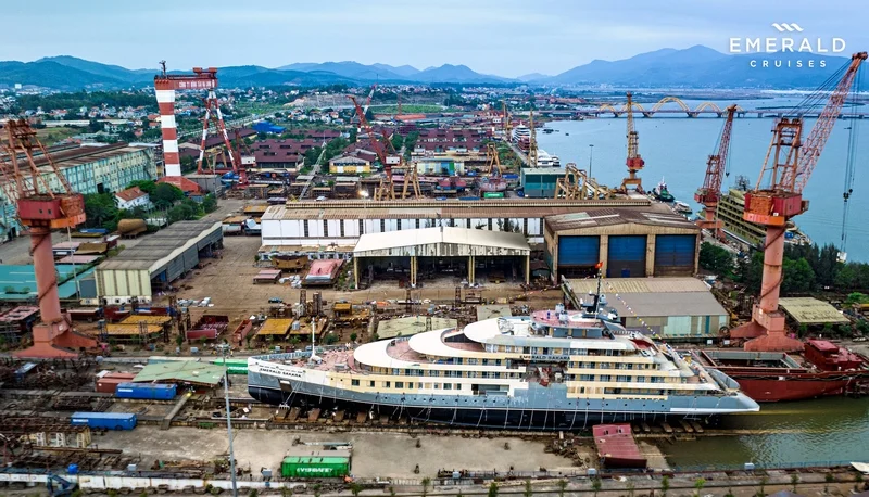 Emerald Cruises Celebrates Float Out of Emerald Sakara - Cruise ...