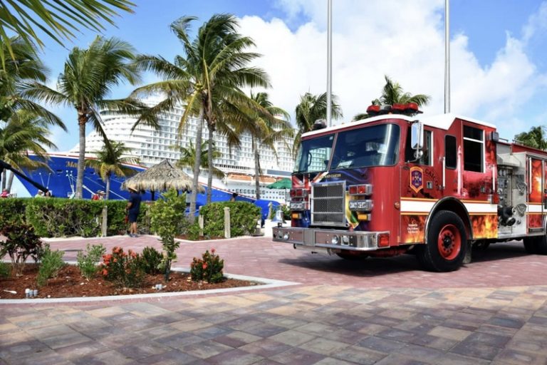 Carnival and Turks and Caicos Celebrate Arrival of Donated Fire Truck ...