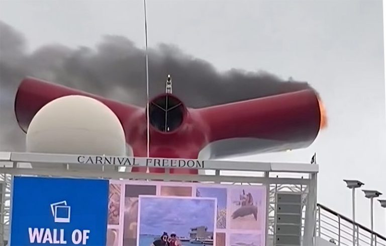 Carnival Freedom Battles Fire in Bahamas - Cruise Industry News ...