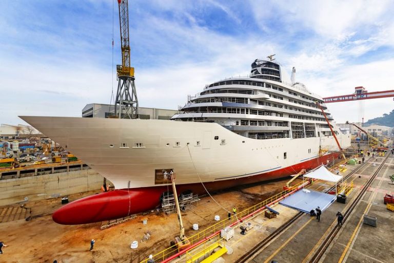 Four Seasons Ship Launched at Fincantieri - Cruise Industry News ...