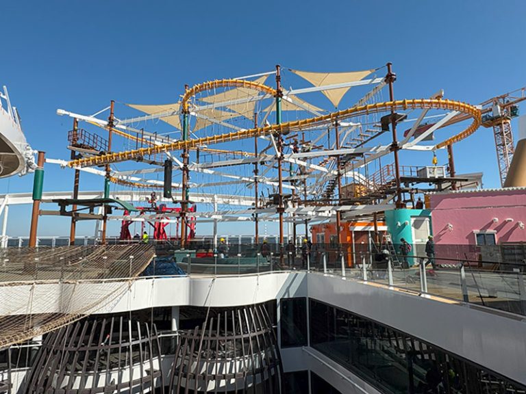 RCI Completes Ropes Course Installation on MSC World America - Cruise ...