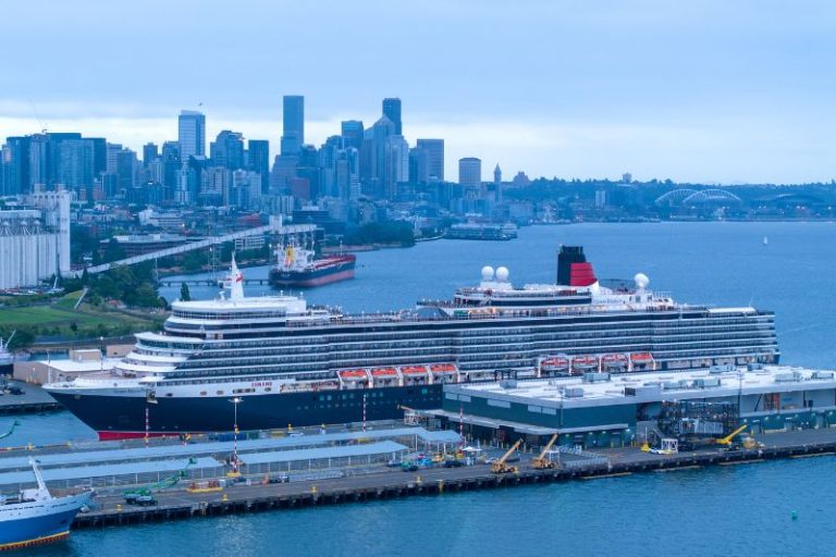 Refurbished Queen Elizabeth Arrives in Seattle, Offering Alaska Voyages ...
