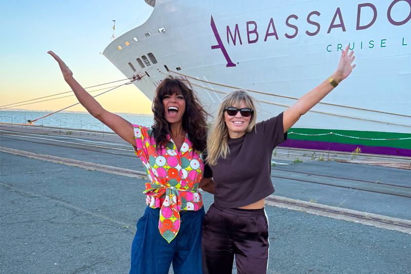 Ambassador Welcomes Brand Ambassadors Jenny Powell and Kate Thornton - Cruise Industry News ...