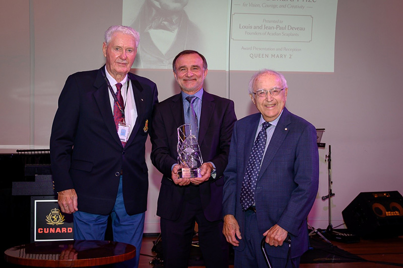 Cunard Honors Louis and Jean-Paul Deveau with Samuel Cunard Prize ...