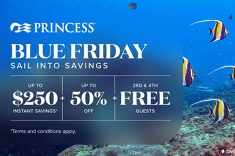 Princess Cruises Announces Blue Friday Deals - Cruise Industry News ...