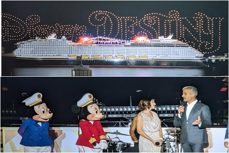 Disney Cruise Line Christens Disney Destiny at Port Everglades - Cruise ...