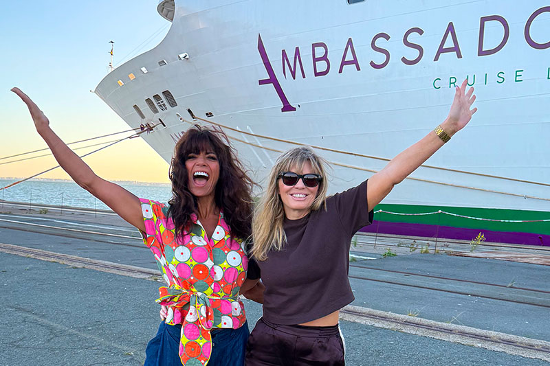 Ambassador Launches Jenny and Kate Unscripted: Women at Sea - Cruise ...