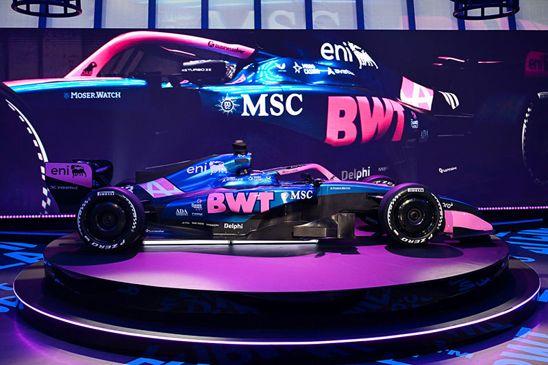 Alpine Launches New F1 Car on MSC World Europa - Cruise Industry News ...